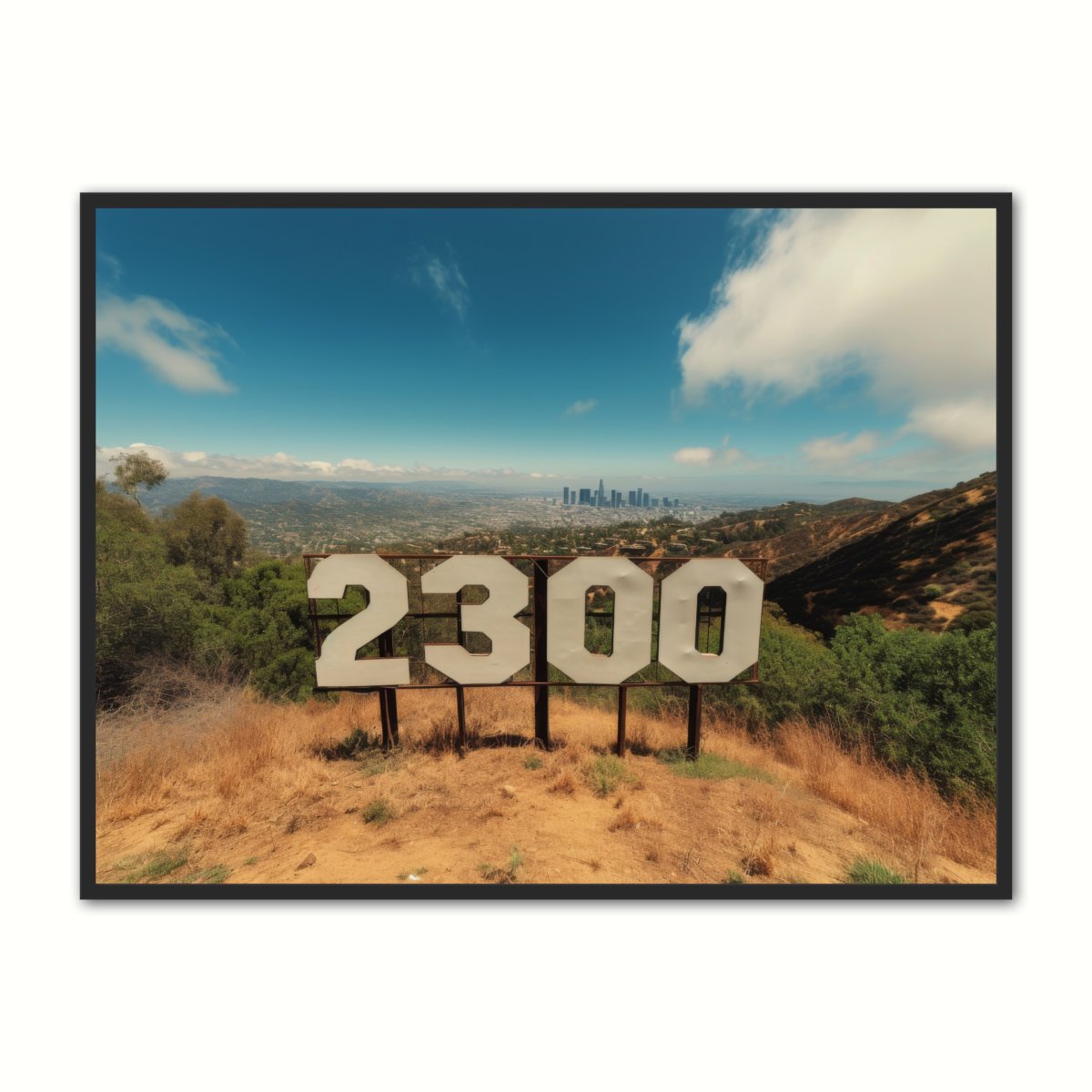 2300 Postnummer Plakat 1 - Amager - NyPlakat.dk