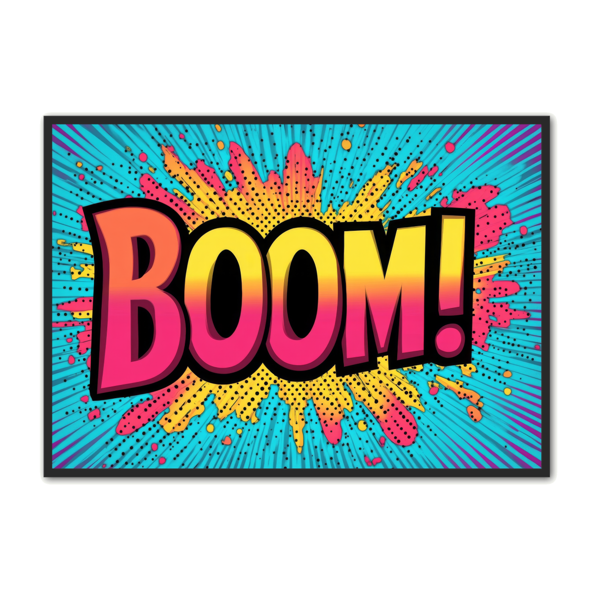 BOOM 1 - Gamer Plakat - Gamer plakater - NyPlakat.dk