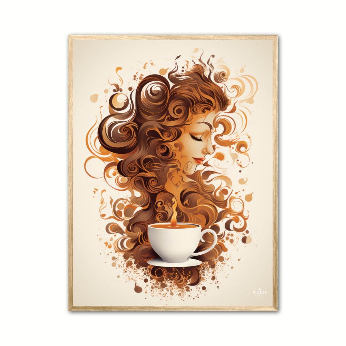 Aromatisk Fryd - Kaffe plakat - NyPlakat.dk