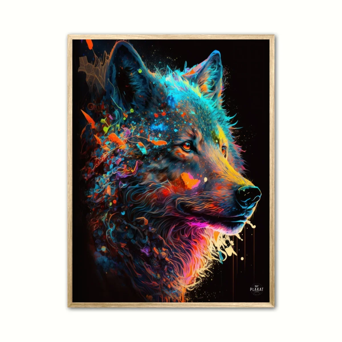 Ulve plakat 3 - Dyr - Ulve plakater - NyPlakat.dk